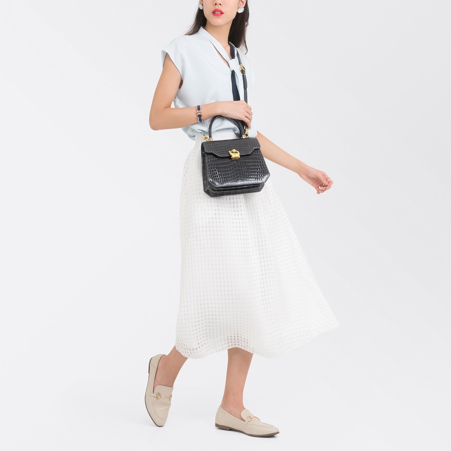 KP HOMAGE CRESCENT ORIGAMI HANDBAG | KWANPEN